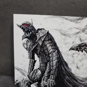 Art | Bezerk Red Eyes Anime Wall Photo Art Board Print 1175in X 725in ...
